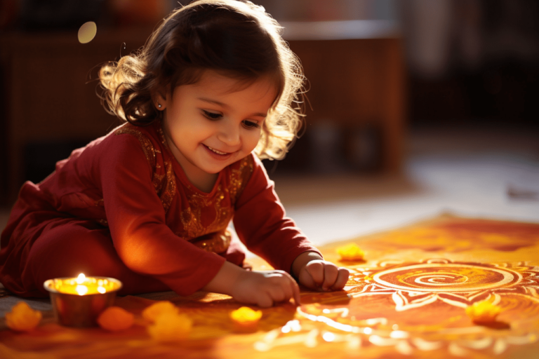 Diwali Photoshoot Ideas for Babies | Diwali Photo Poses For Baby