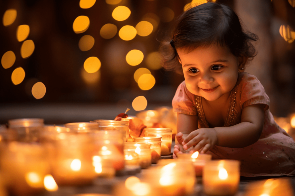 Diwali Photoshoot Ideas for Babies | Diwali Photo Poses For Baby