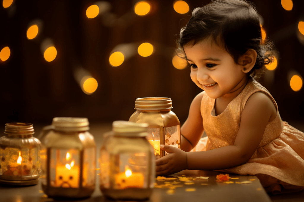 Diwali Photoshoot Ideas for Babies | Diwali Photo Poses For Baby