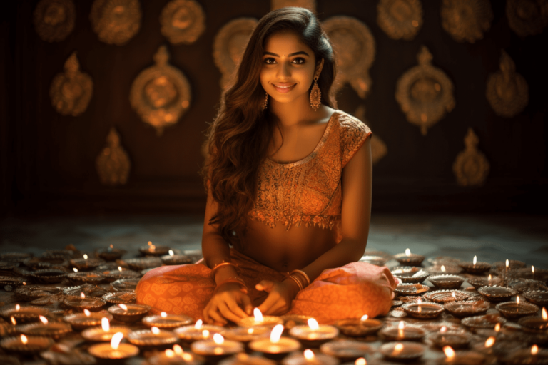 24 Unique Diwali Photoshoot Ideas, Pose for Girls & Women in 2023