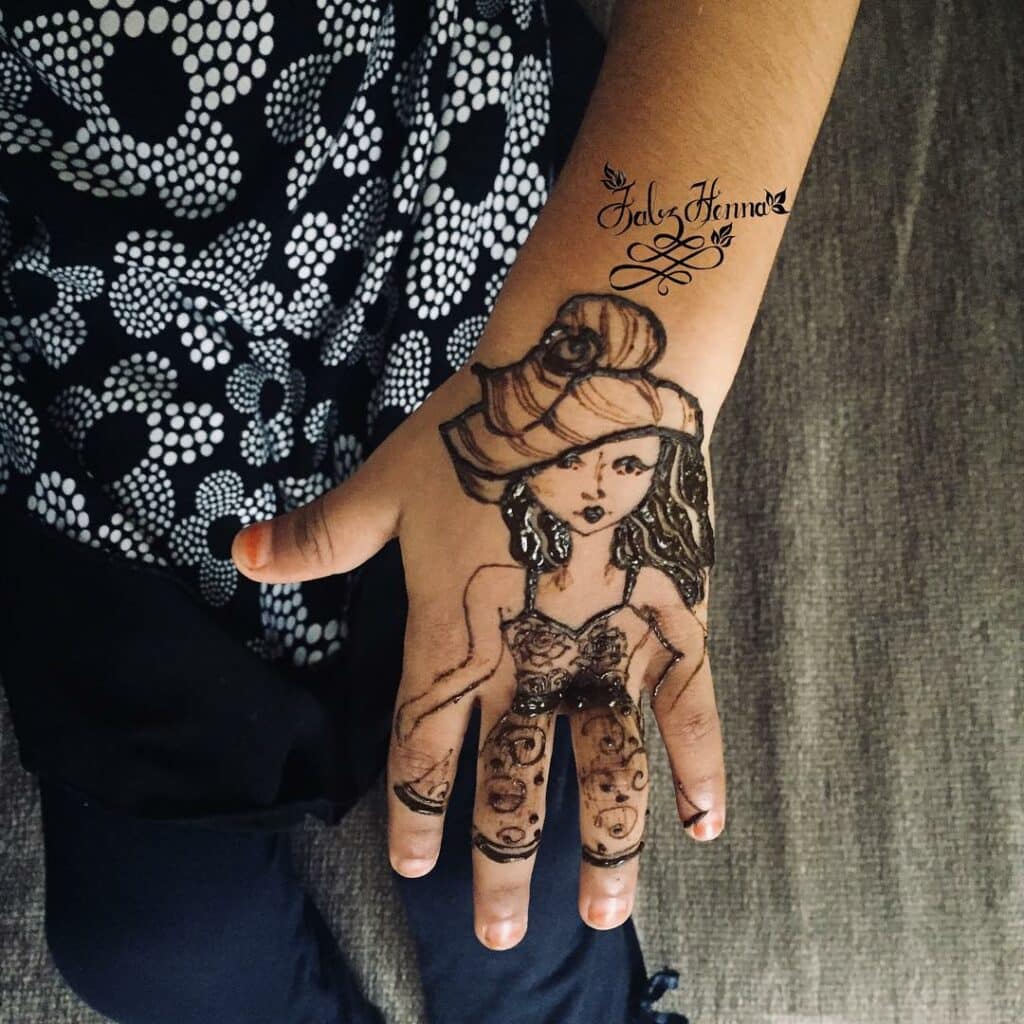 27 Easy Mehndi Designs For Kids - Adorable Mehndi Designs for Kids