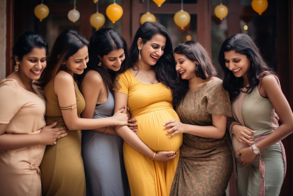 55 Baby Shower Poses: Baby Shower Photography Poses For 2023