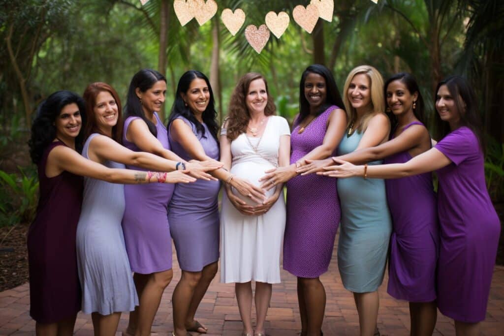 55 Baby Shower Poses: Baby Shower Photography Poses For 2023