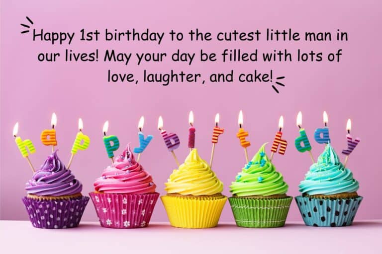 170 Best 1st Birthday Wishes For Baby Boy - First Birthday Quotes
