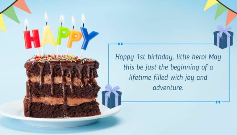 190+ Unique And Cute Happy 1st Birthday Boy Wishes - MOM News Daily